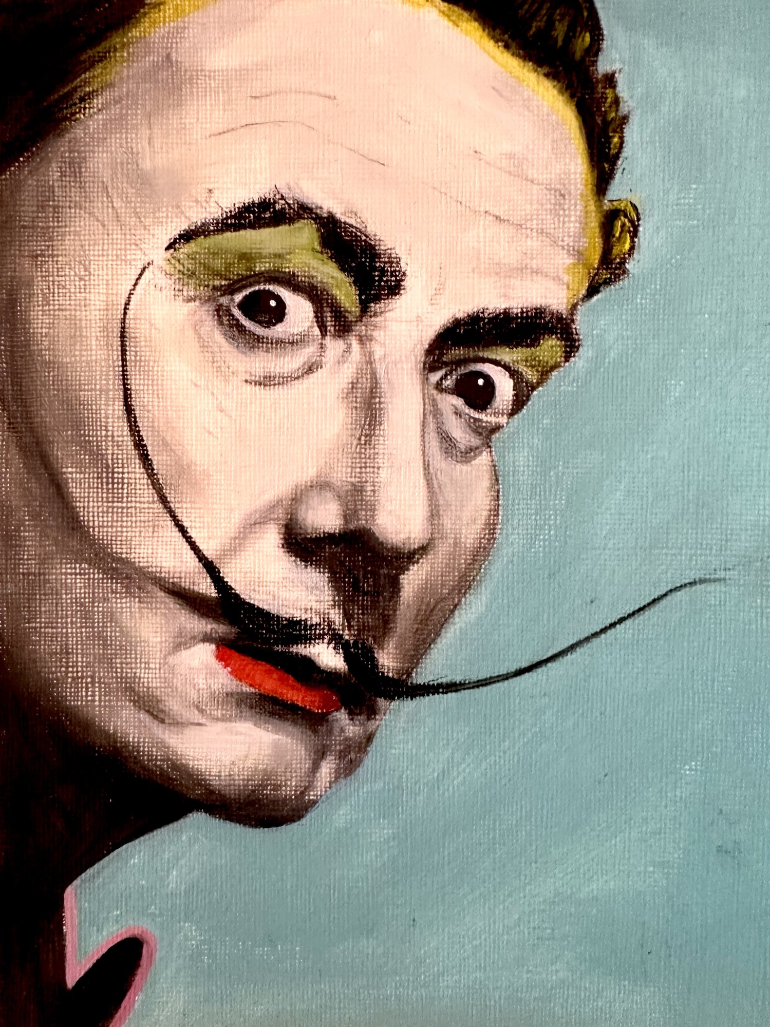 Finished Salvador Dali paintings | Chalk Art Group