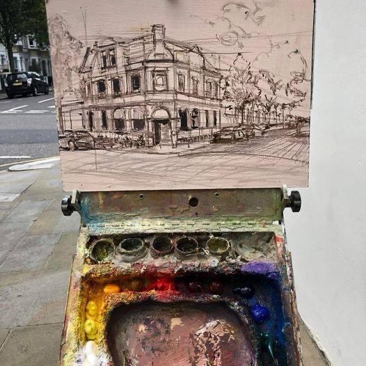 Sketch week with Adebanji Alade | Chalk Art Group