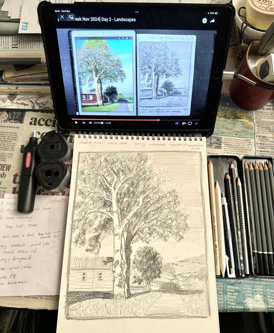 Sketch week with Adebanji Alade | Chalk Art Group